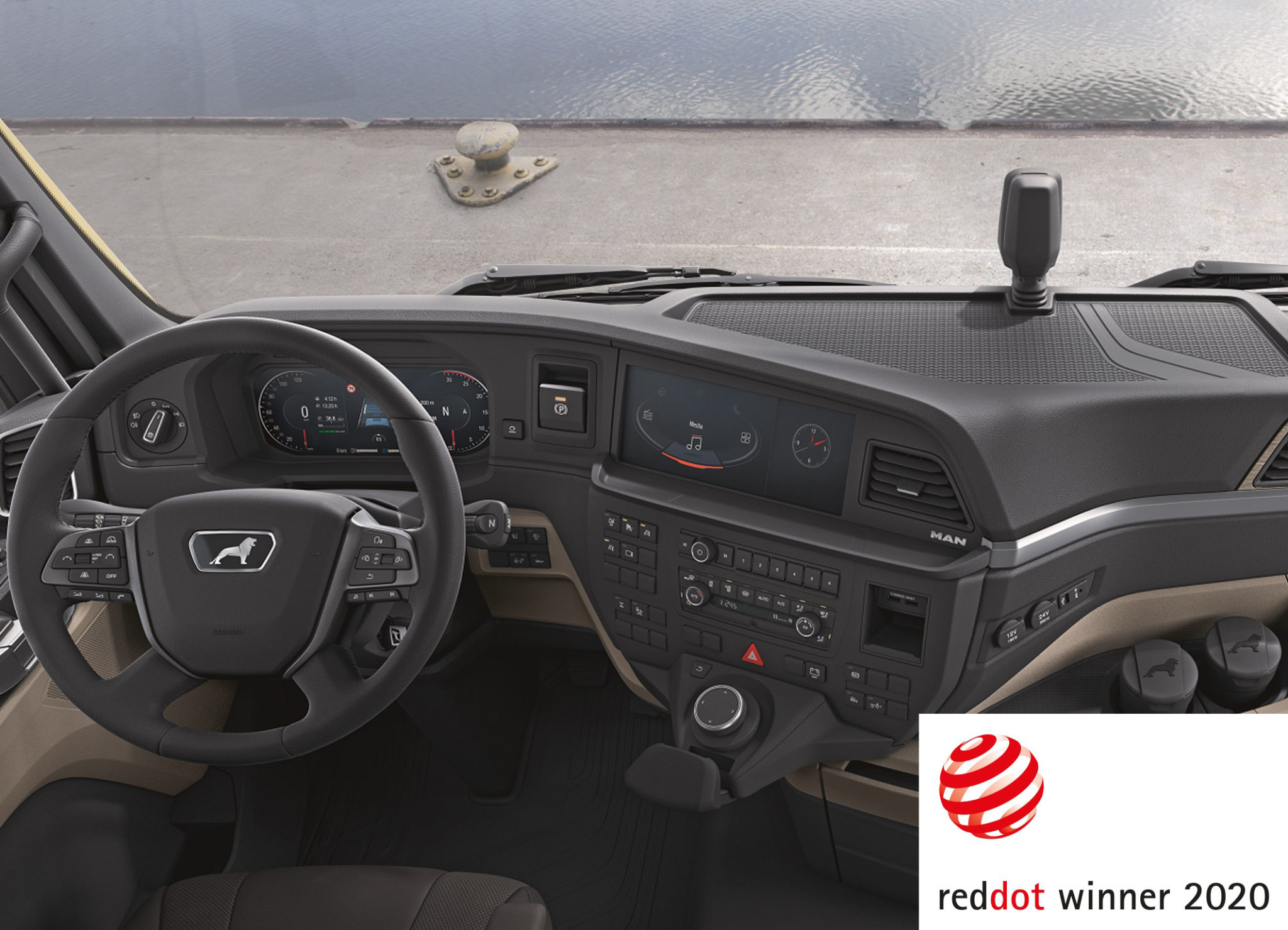 MAN Truck Generation driver’s workplace wins Red Dot Award – Motorindia