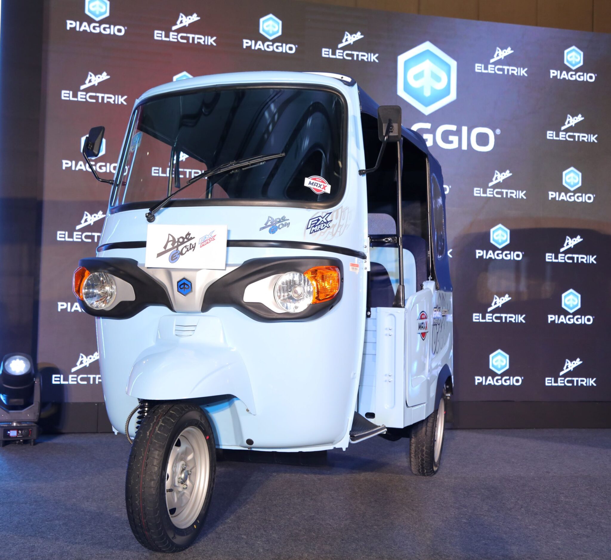 Piaggio launches all-new Apé E-City Ultra and Apé E-City FX Maxx ...